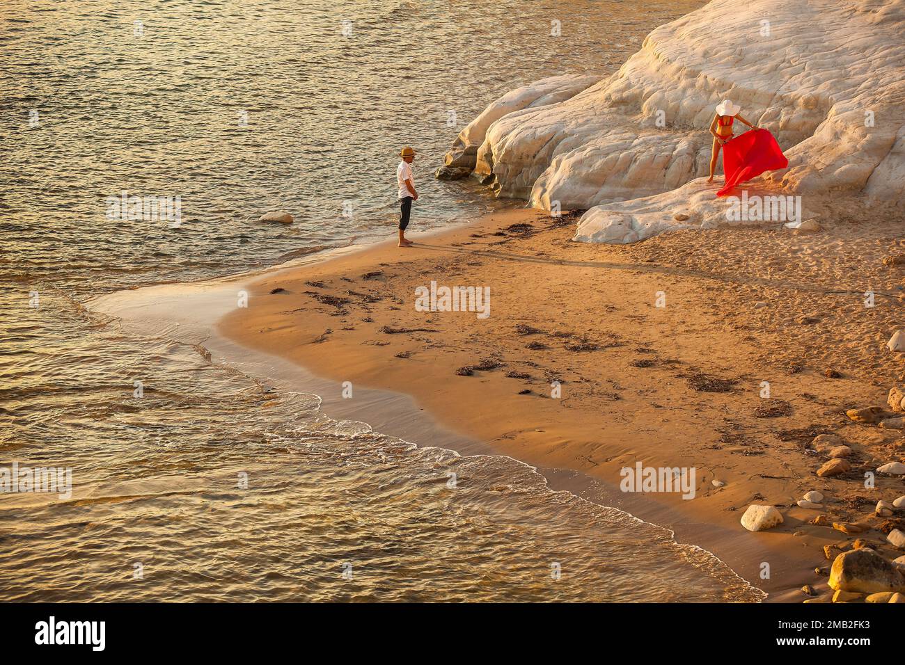 Italy, Sicily: Realmonte, Agrigento: Scala dei Turchi Stock Photo - Alamy