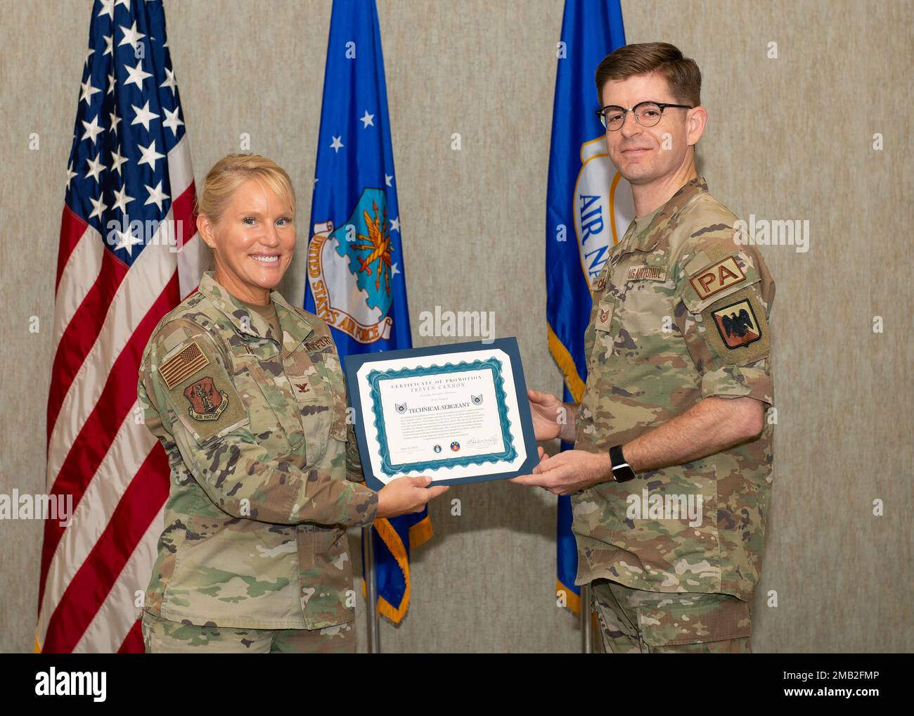 U.S. Air Force Tech. Sgt. Trevon Cannon was recognized for his ...