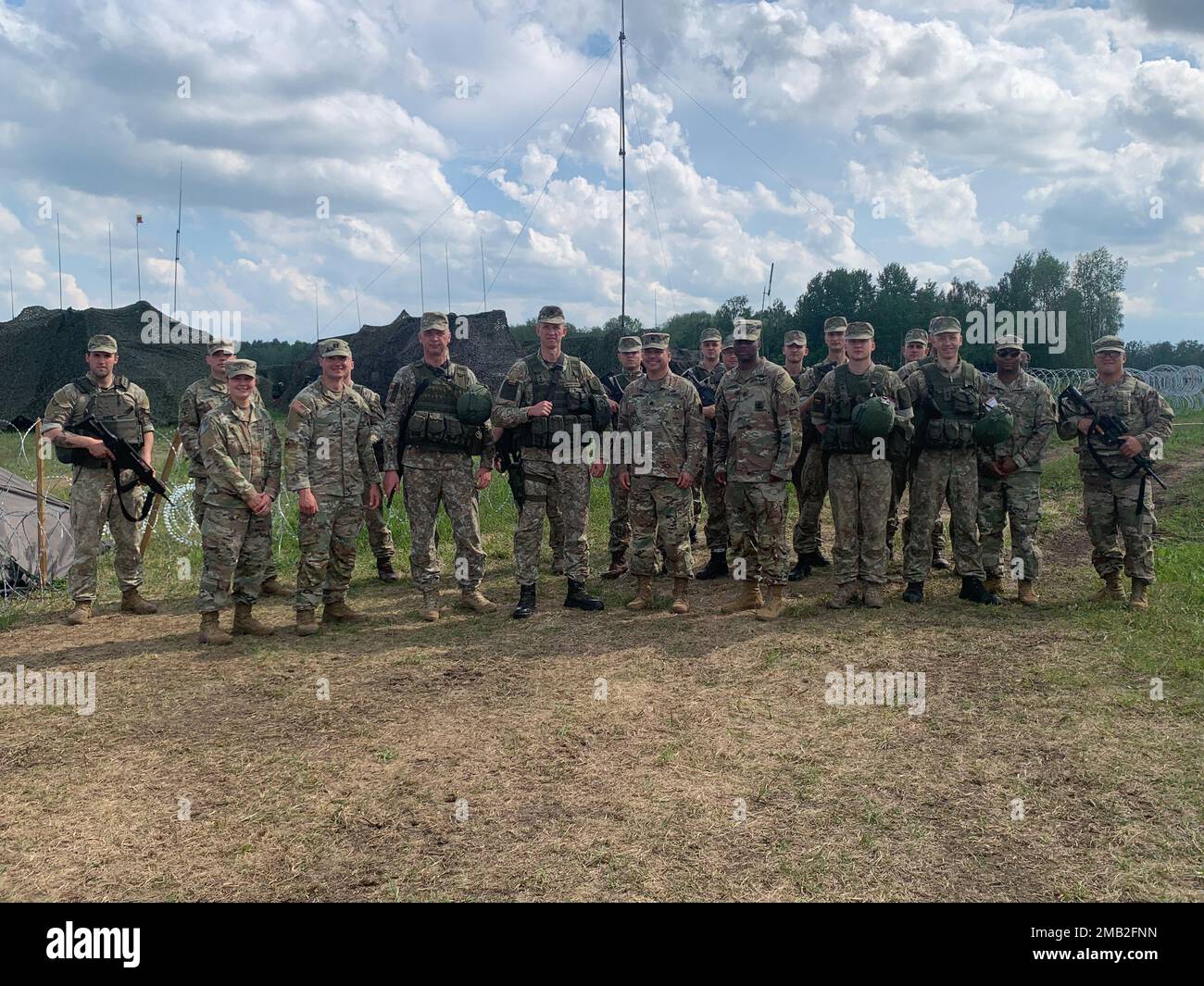 The platoon had the opportunity to work side by side with the ...