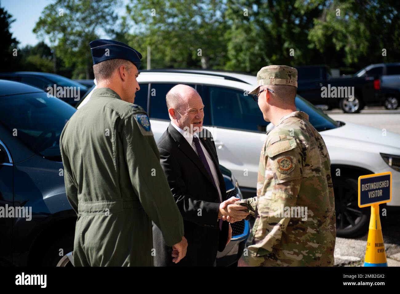 Col. Matt Husemann, left, 436th Airlift Wing commander, and Chief ...