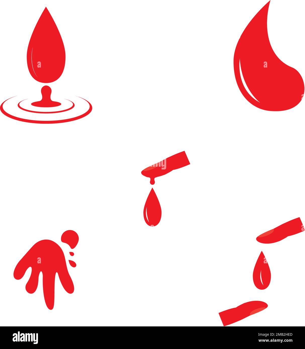 Blood ilustration logo vector template Stock Vector Image & Art - Alamy