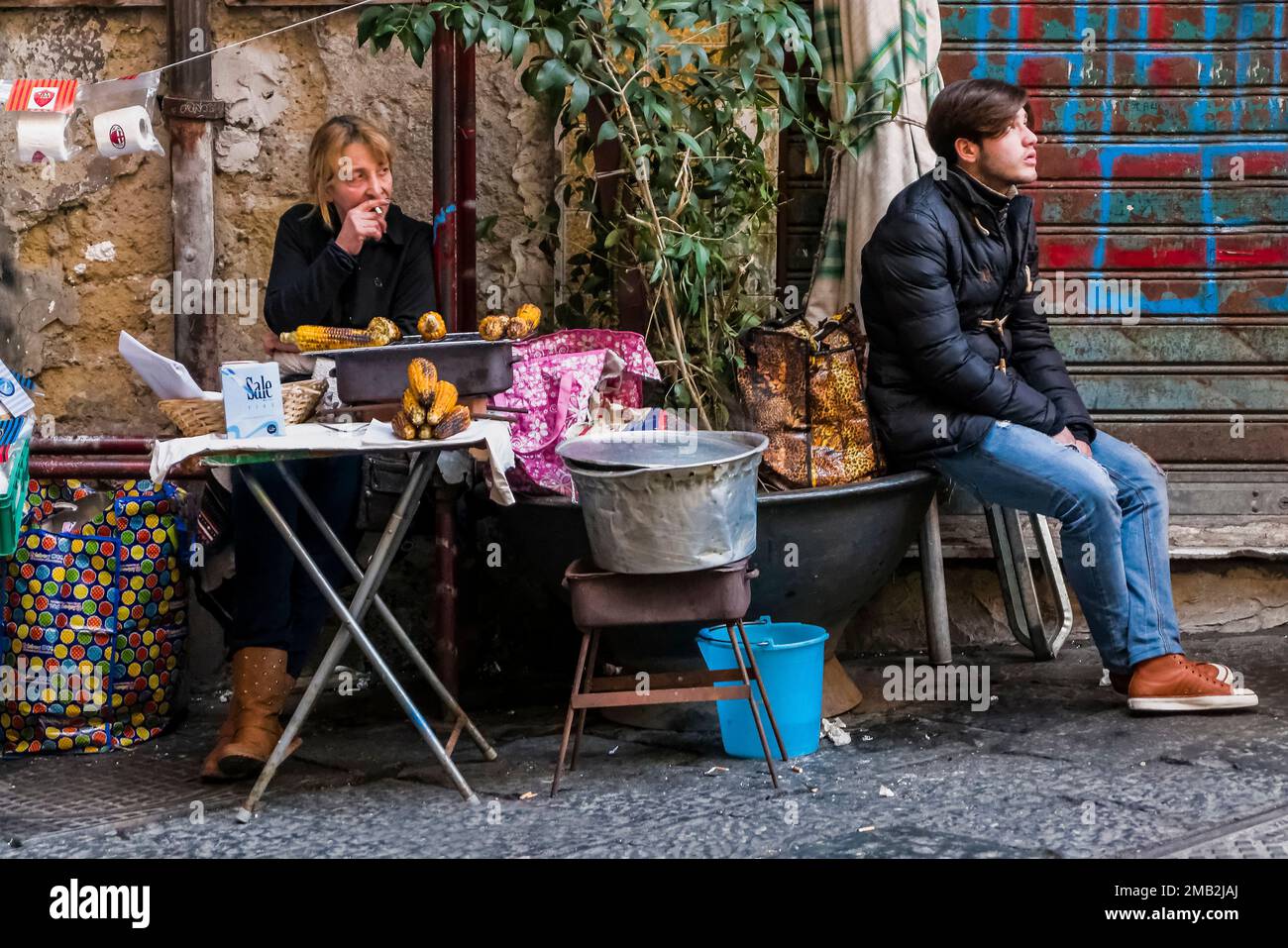 Italy, Sicily, Catania: La Pescheria is the traditional fish market ...