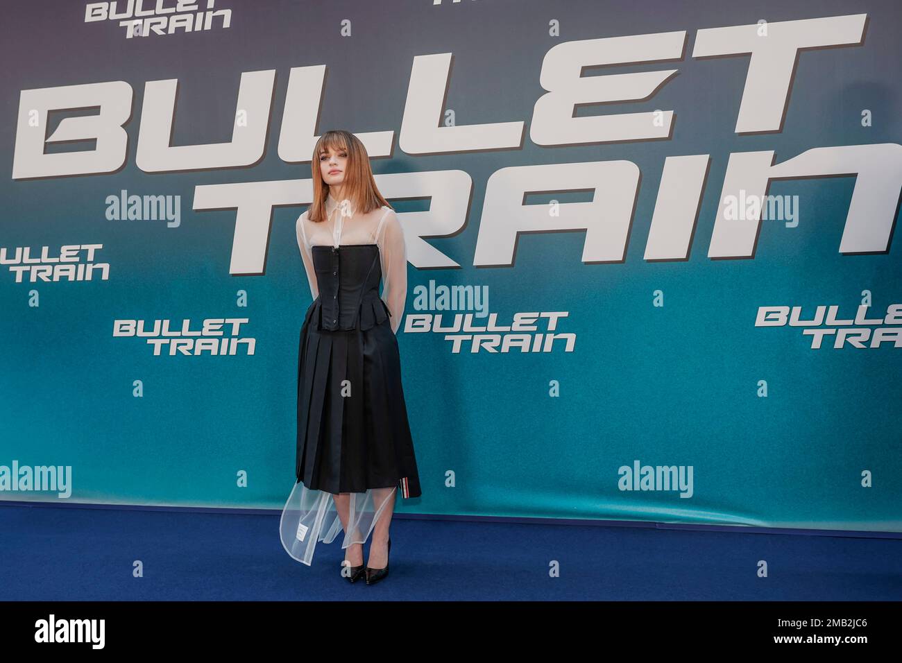 Joey King arrives for the premiere of the film 'Bullet Train' in Paris ...