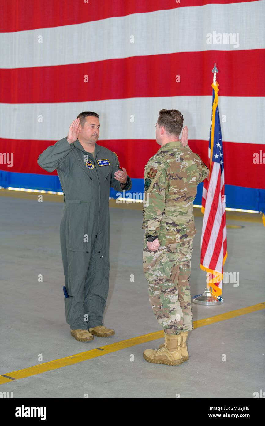 U.S. Air Force Lt. Col. Kevin Coughlin, commander, 424th Air Base ...