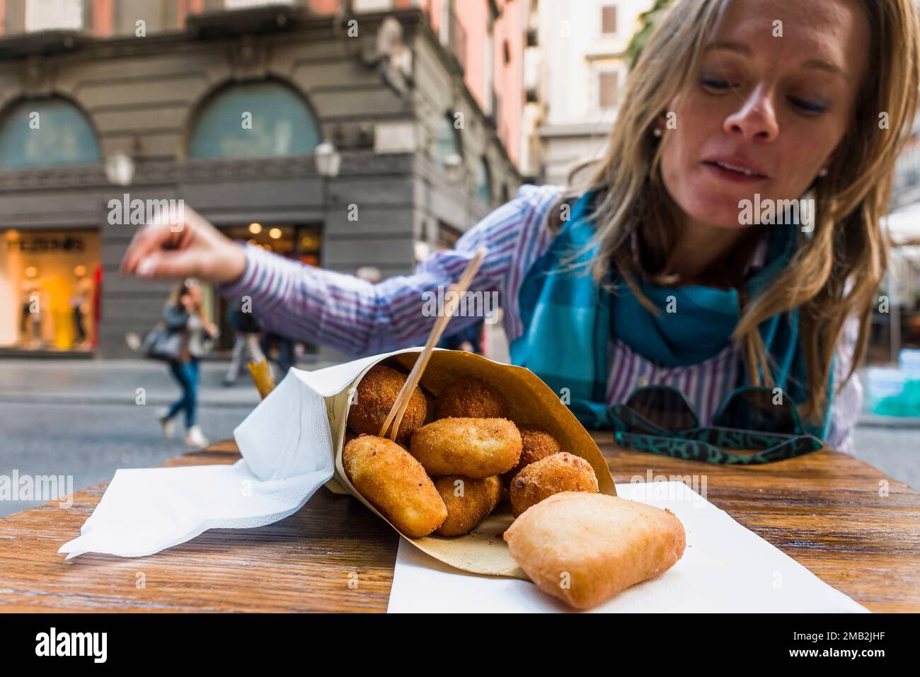 Italy, Naples is the capital of street food, from the pizza to fried ...