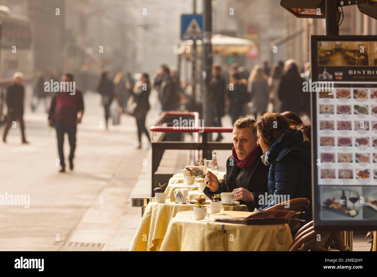Italy milan street scene hi-res stock photography and images - Alamy