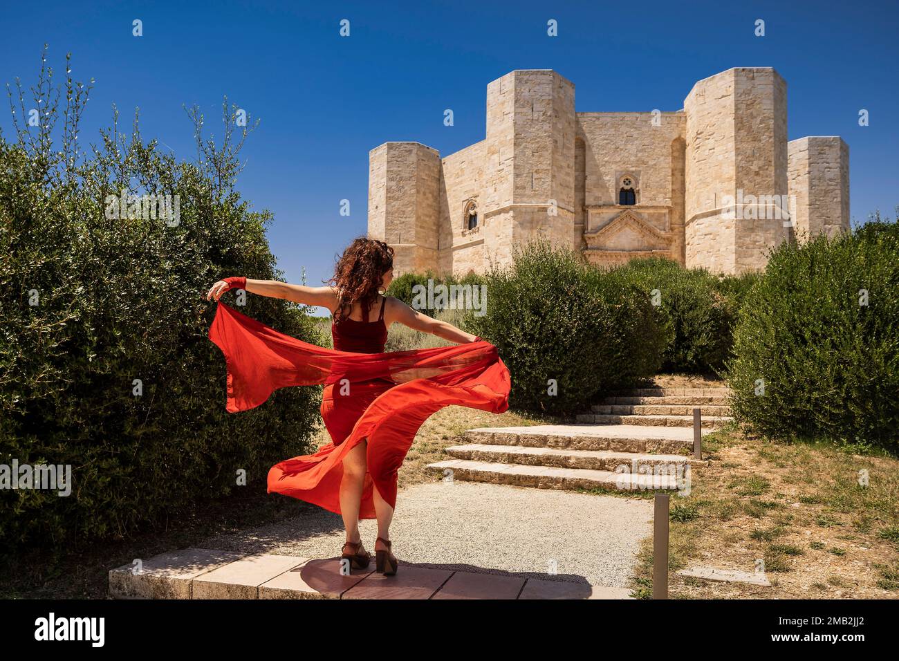 Italy, Puglia, Castel del Monte (province of Barletta) - Artist, dancer ...