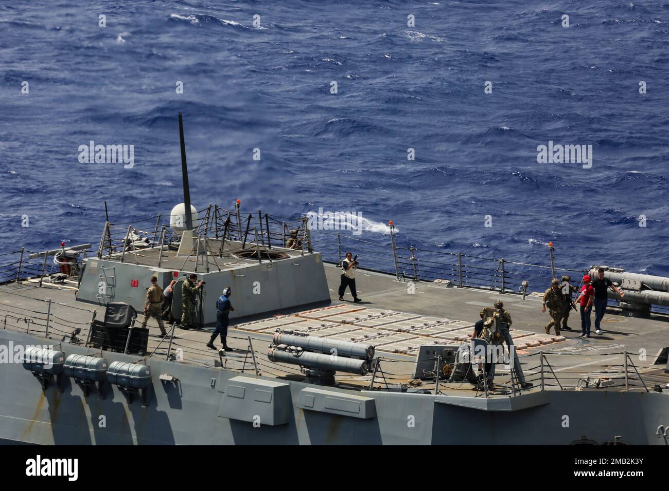 PHILIPPINE SEA (June 10, 2022) Sailors, assigned to Explosive Ordnance ...
