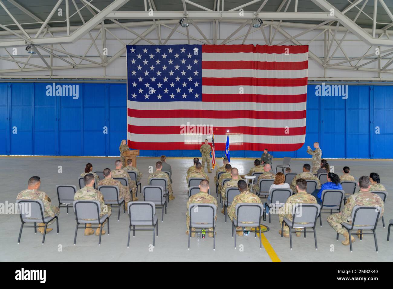 U.S. Air Force Capt. Benjamin Hoffman, executive officer for the 424th ...