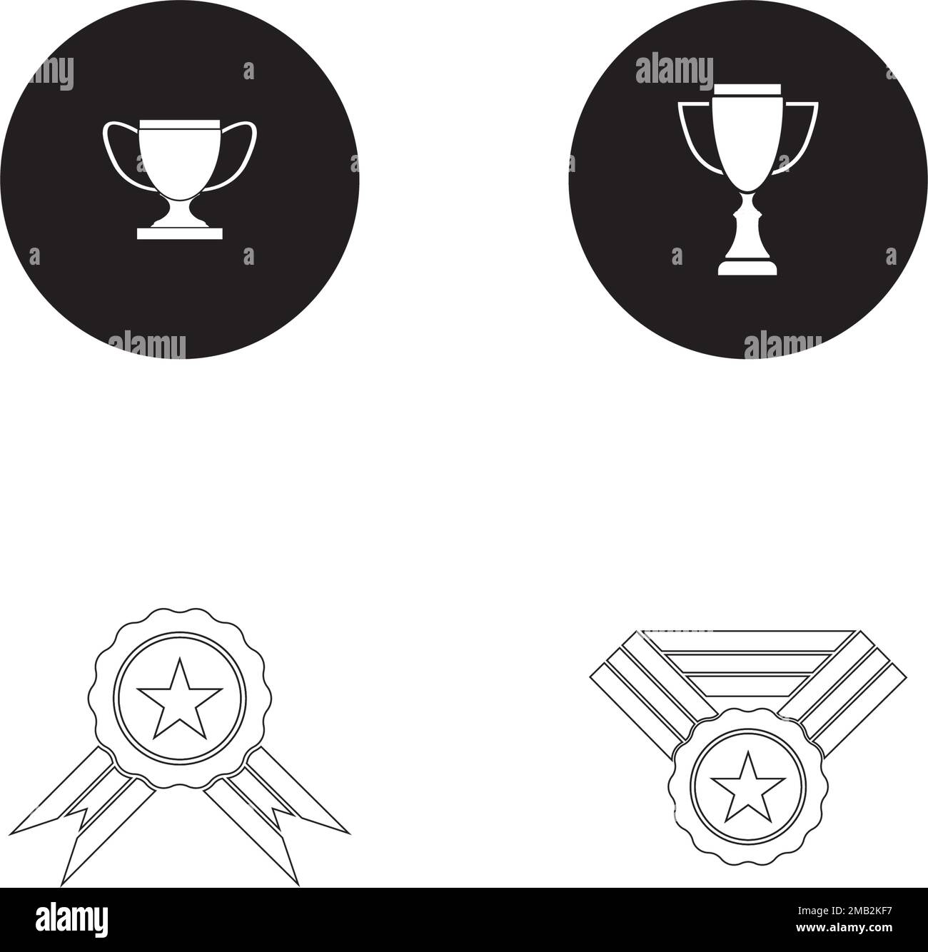Trophy cup vector icon winner symbol Stock Vector Image & Art - Alamy