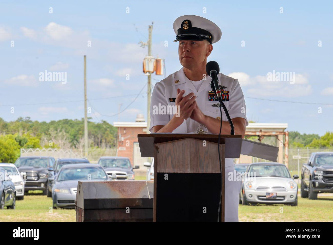 U.S. Navy Master Chief Michael Roberts, Force Master Chief, Bureau of ...