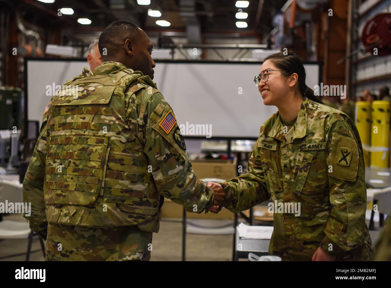 U.S. Army Brig. Gen. David Jenkins, assistant adjutant general, South ...