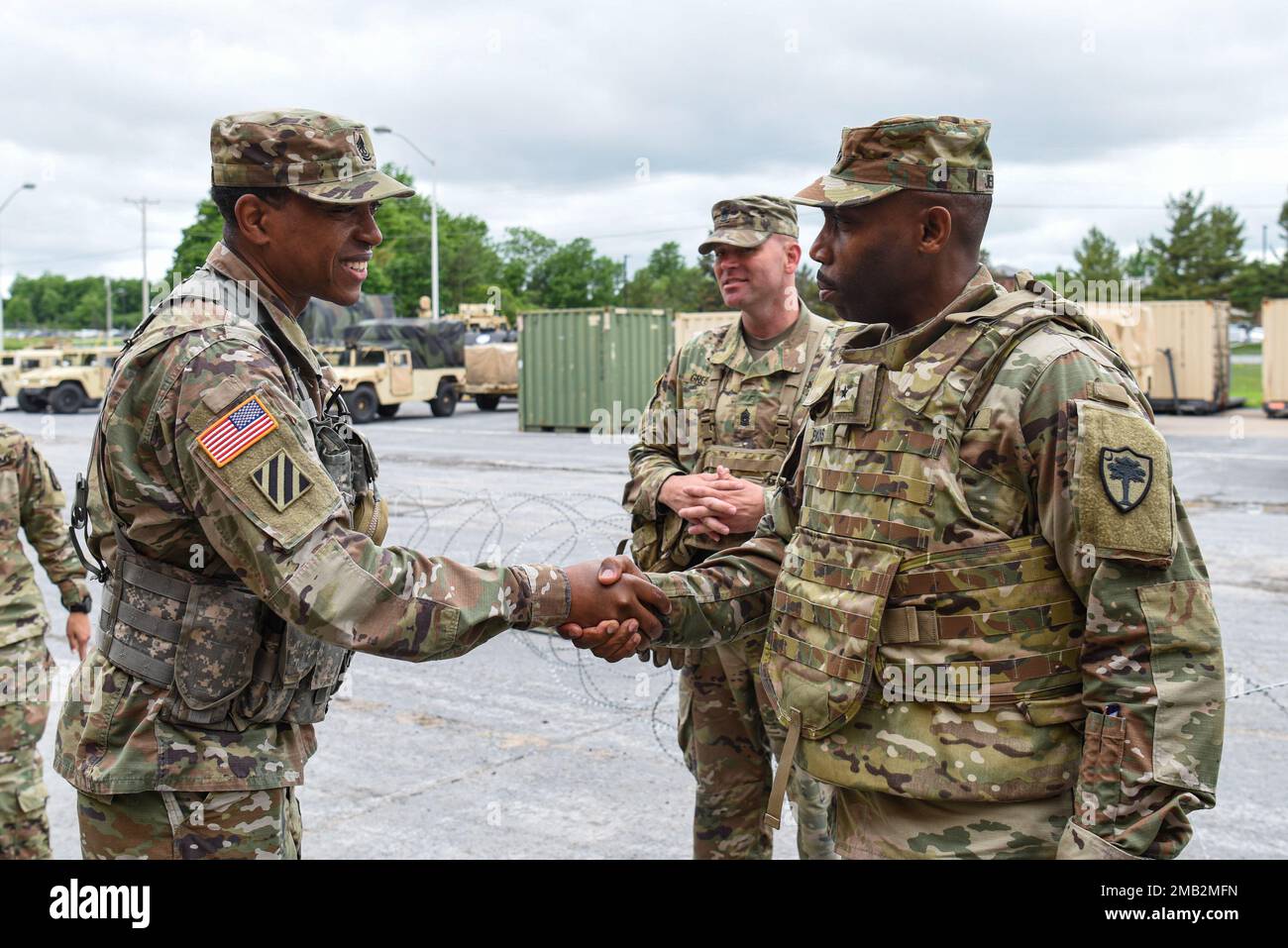 U.S. Army Brig. Gen. David Jenkins, assistant adjutant general, South ...
