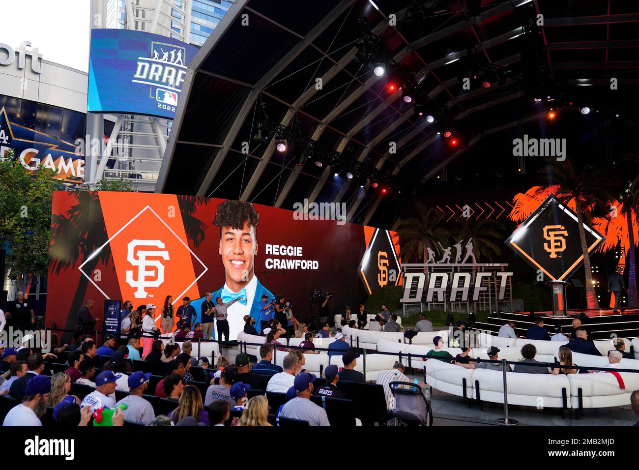 Reggie Crawford is selected by the San Francisco Giants with the 30th ...