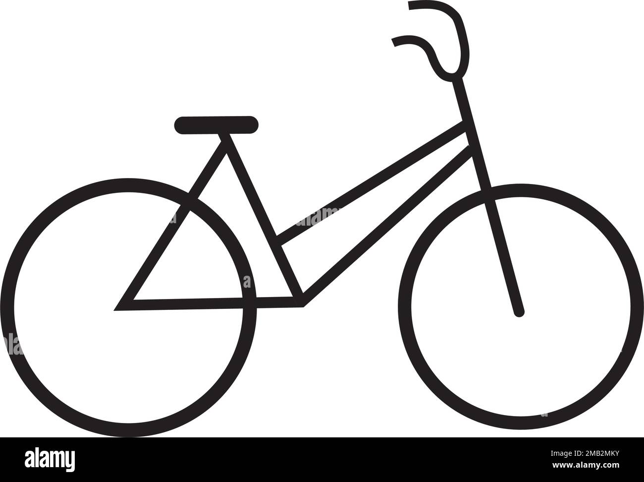 Bicycle logo vector ilustration template Stock Vector Image & Art - Alamy
