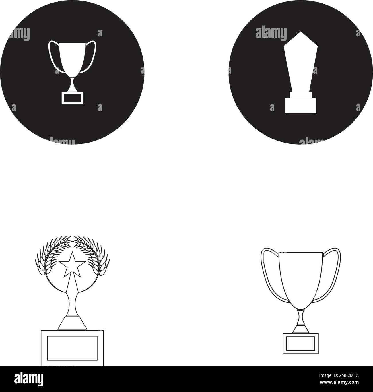 Trophy cup vector icon winner symbol Stock Vector Image & Art - Alamy