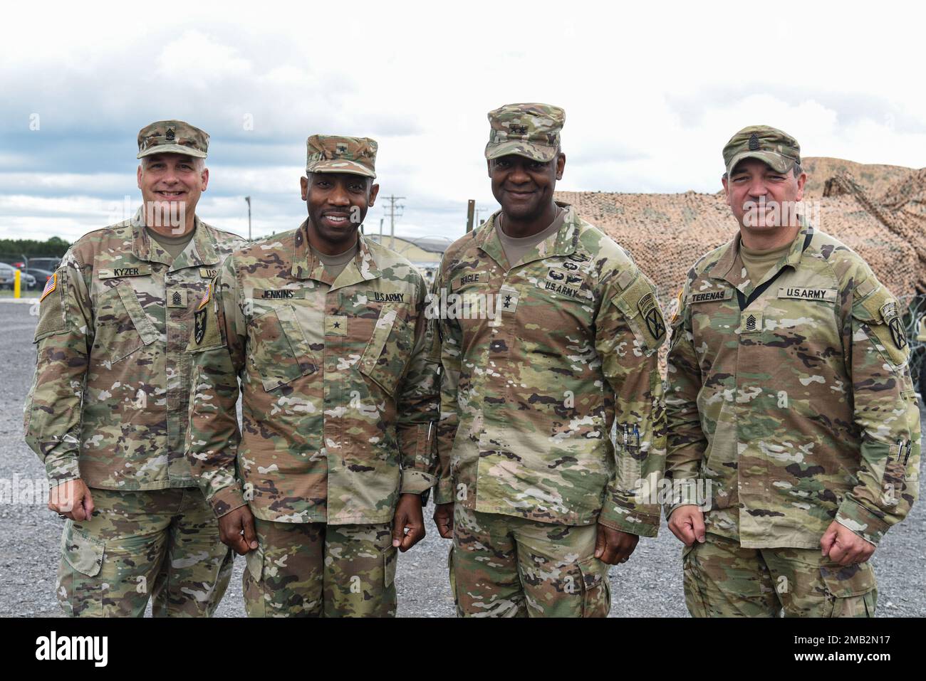 U.S. Army Brig. Gen. David Jenkins, assistant adjutant general, South ...