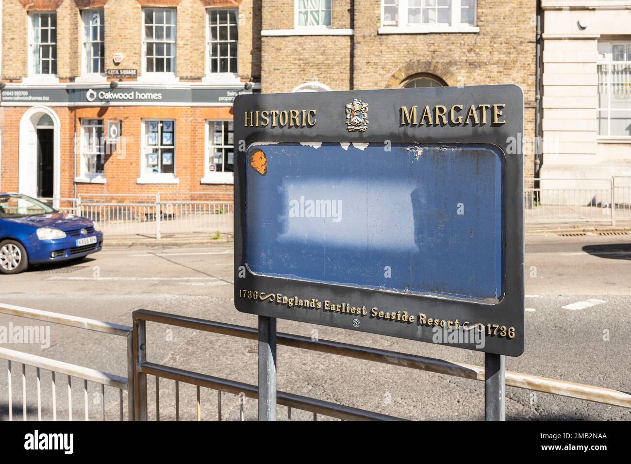 Margate, Kent, united kingdom, august 24 2022 historic margate sign ...