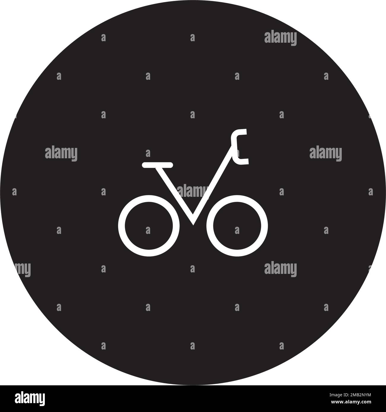 Bicycle logo vector ilustration template Stock Vector Image & Art - Alamy