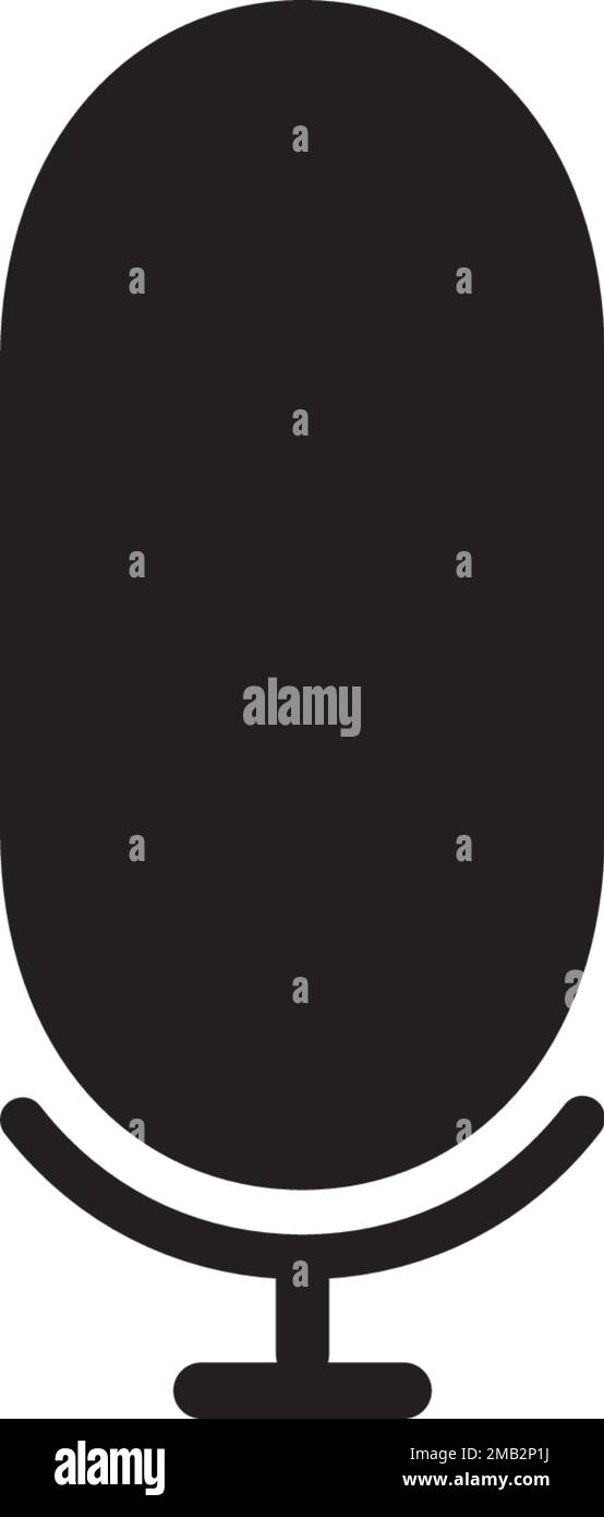 microphone icon vector template flat design Stock Vector Image & Art ...