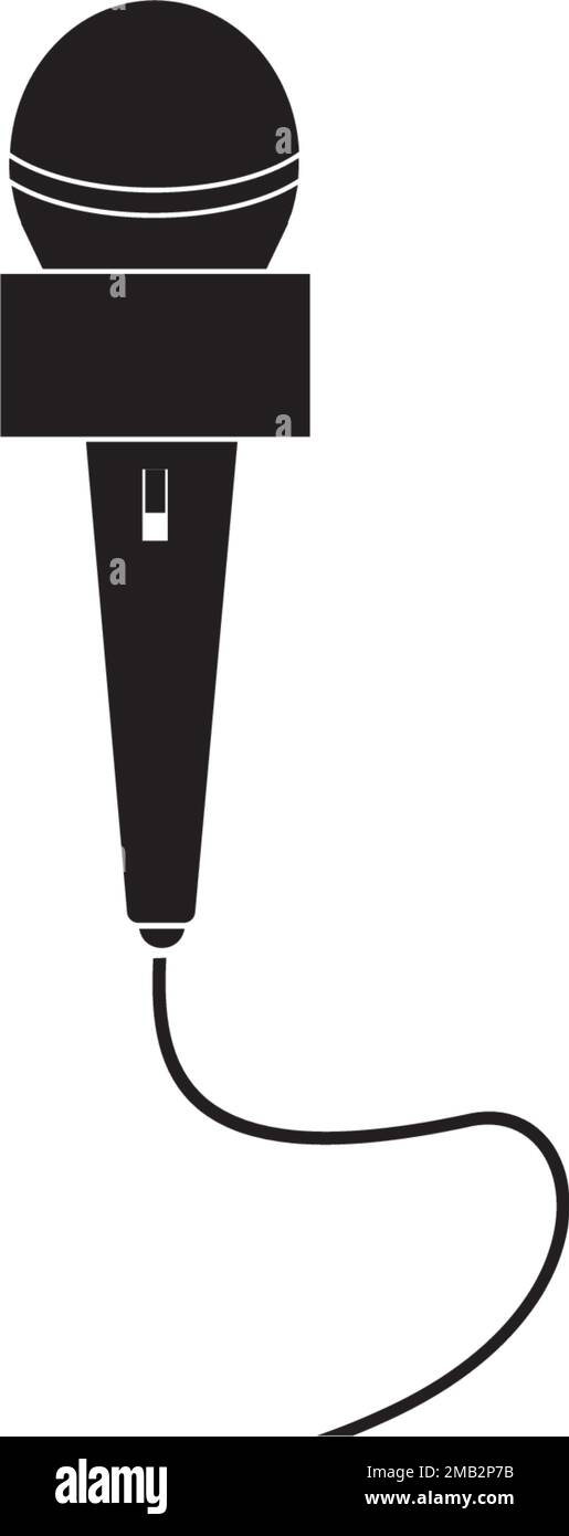 microphone icon vector template flat design Stock Vector Image & Art ...