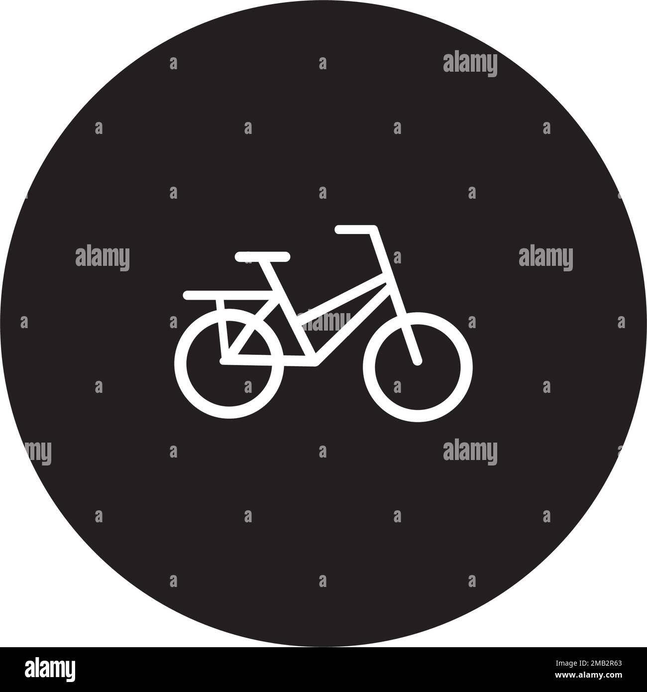 Bicycle logo vector ilustration template Stock Vector Image & Art - Alamy