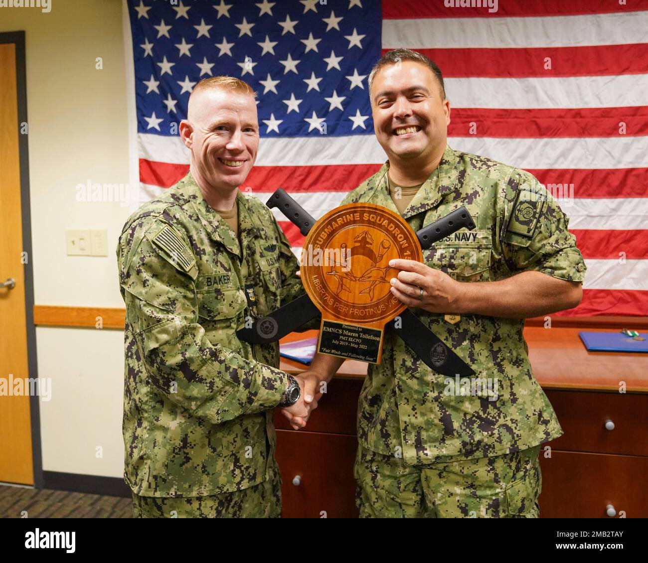 Commander, Submarine Squadron 15 Awards Stock Photo - Alamy