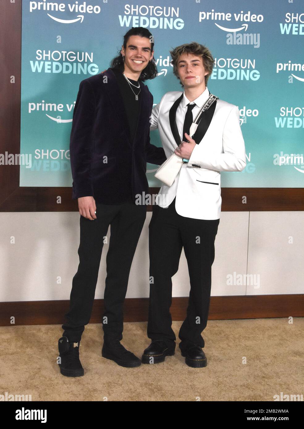 Hollywood, California, USA 18th January 2023 Cian Henry and Bryce ...