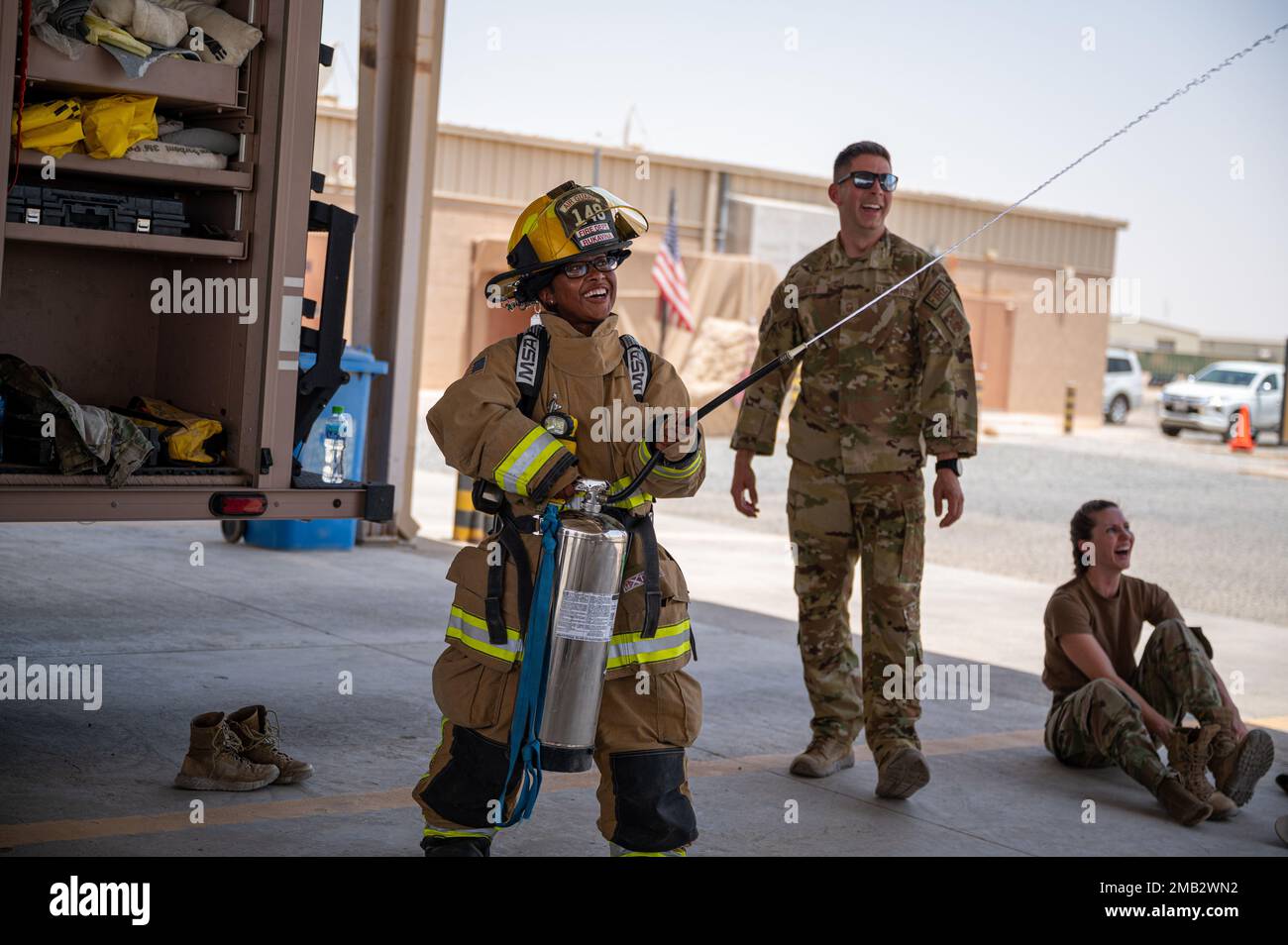 U.S. Air Force Staff Sgt. Paris Lucas Chamberlain, force protection ...