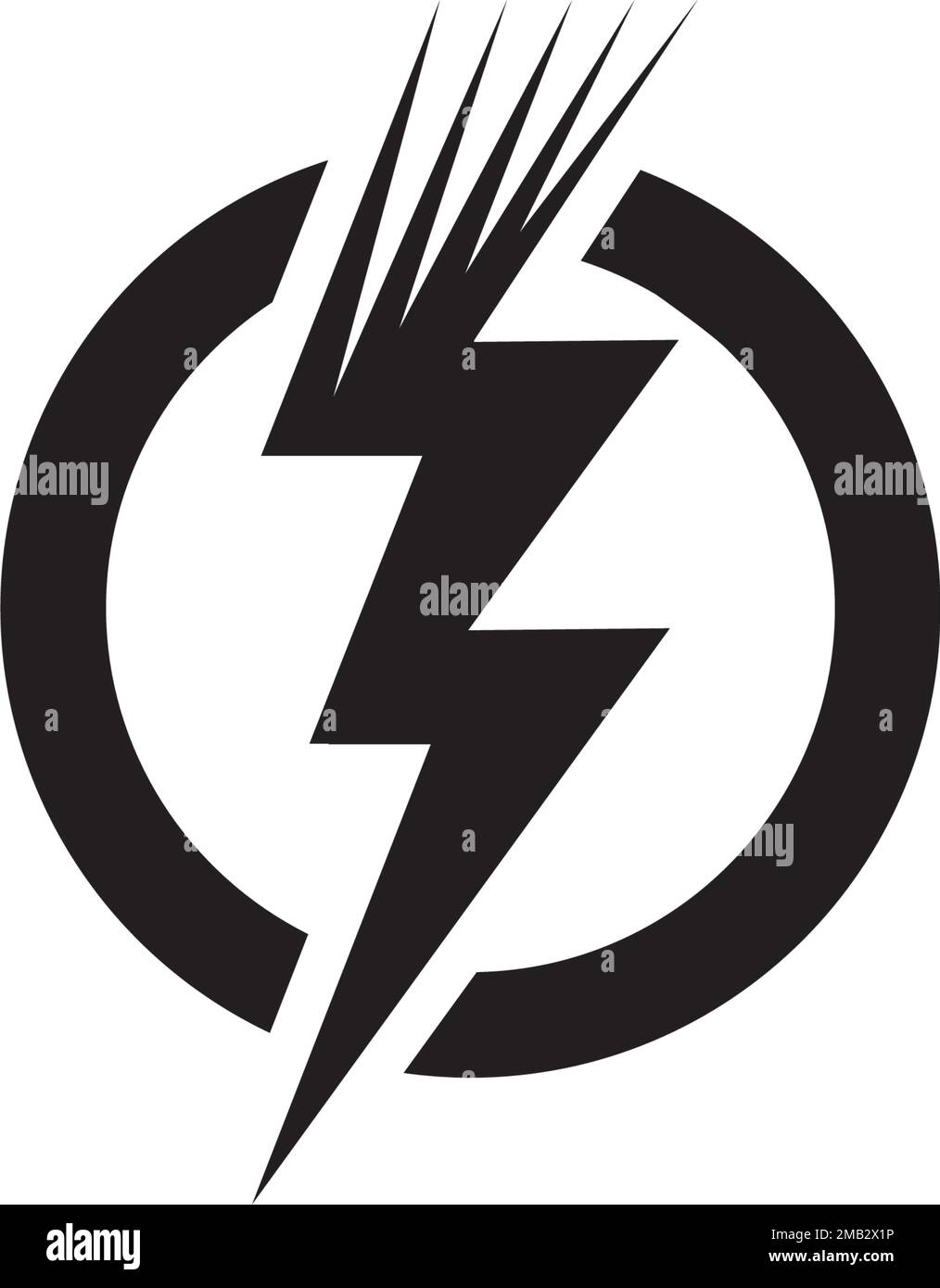 power lighting electric icon logo Stock Vector Image & Art - Alamy
