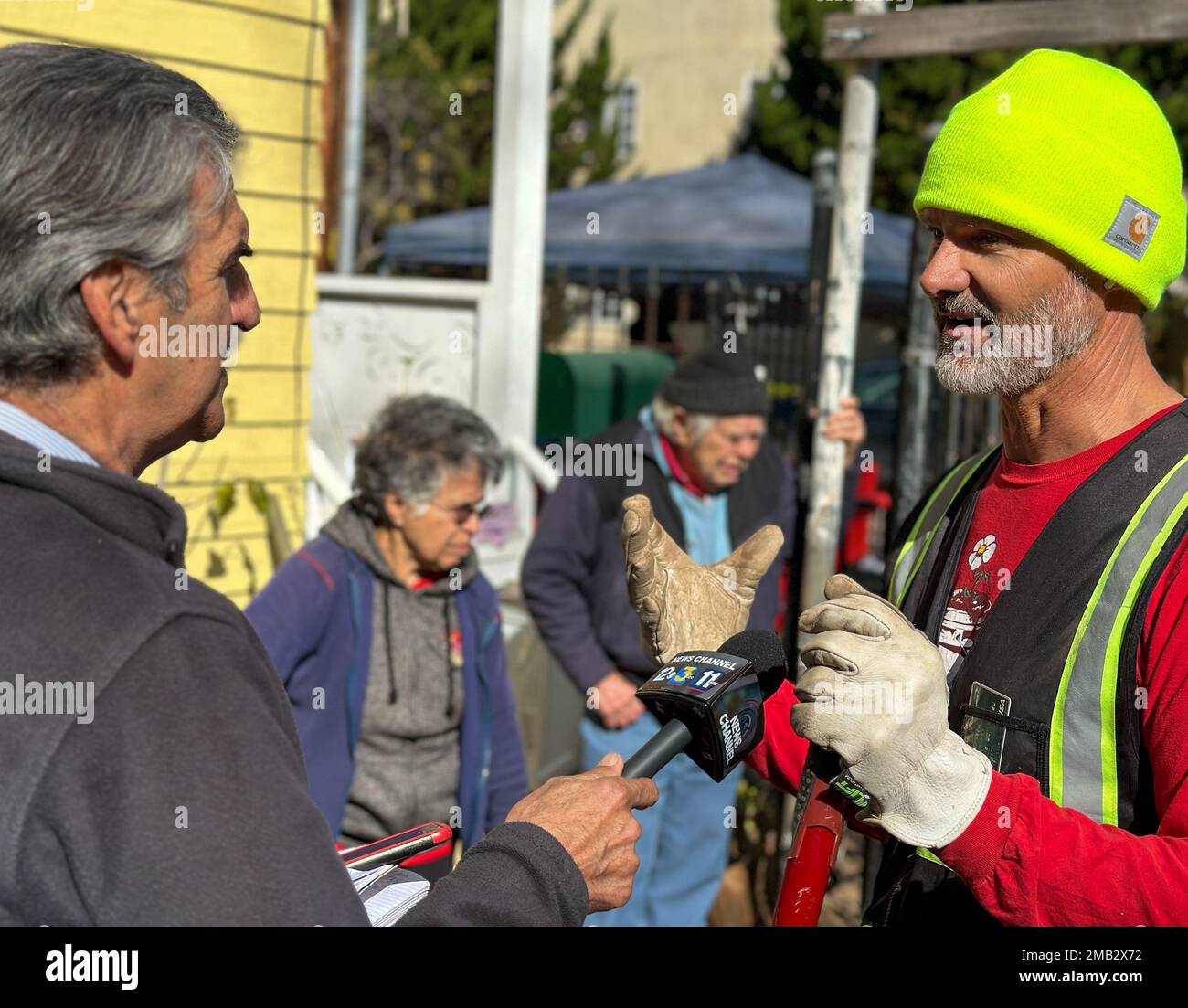 Santa Barbara, California, U.S.A. 19th Jan, 2023. KEYT News Anchor John ...