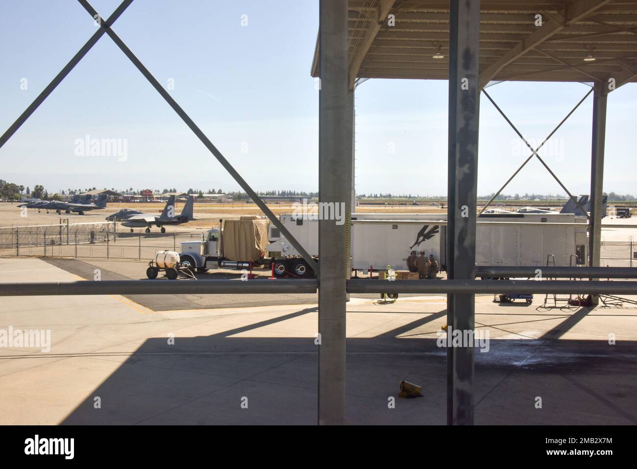 An adaptive basing trailer, which is a one-of a kind prototype that was ...