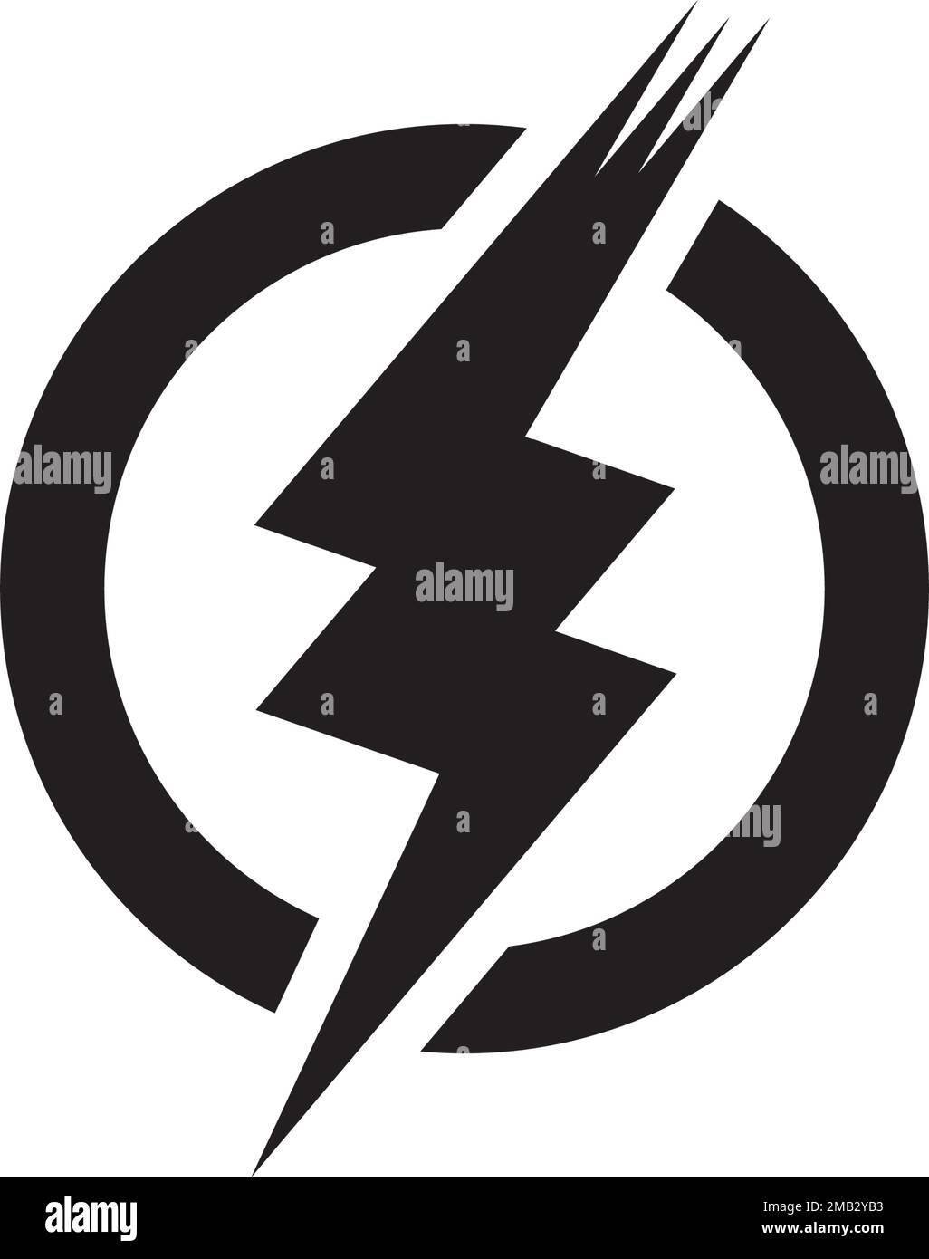 power lighting electric icon logo Stock Vector Image & Art - Alamy