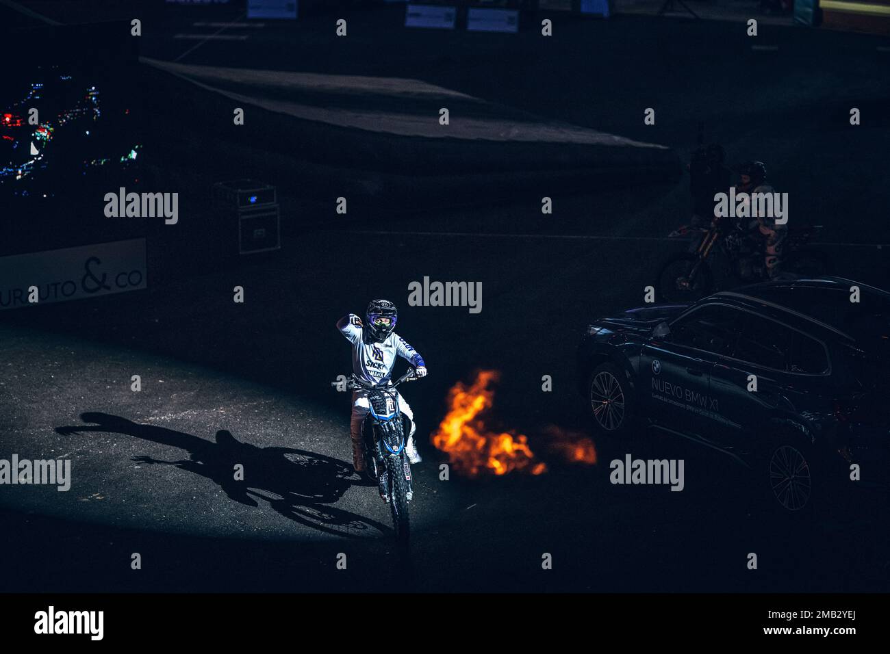 David Rinaldo participating in a Freestyle event in Spain Stock Photo ...