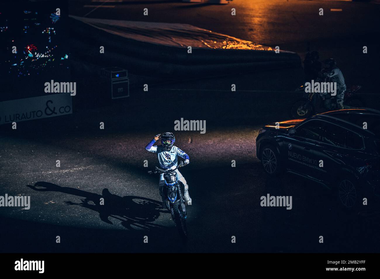 David Rinaldo participating in a Freestyle event in Spain Stock Photo ...