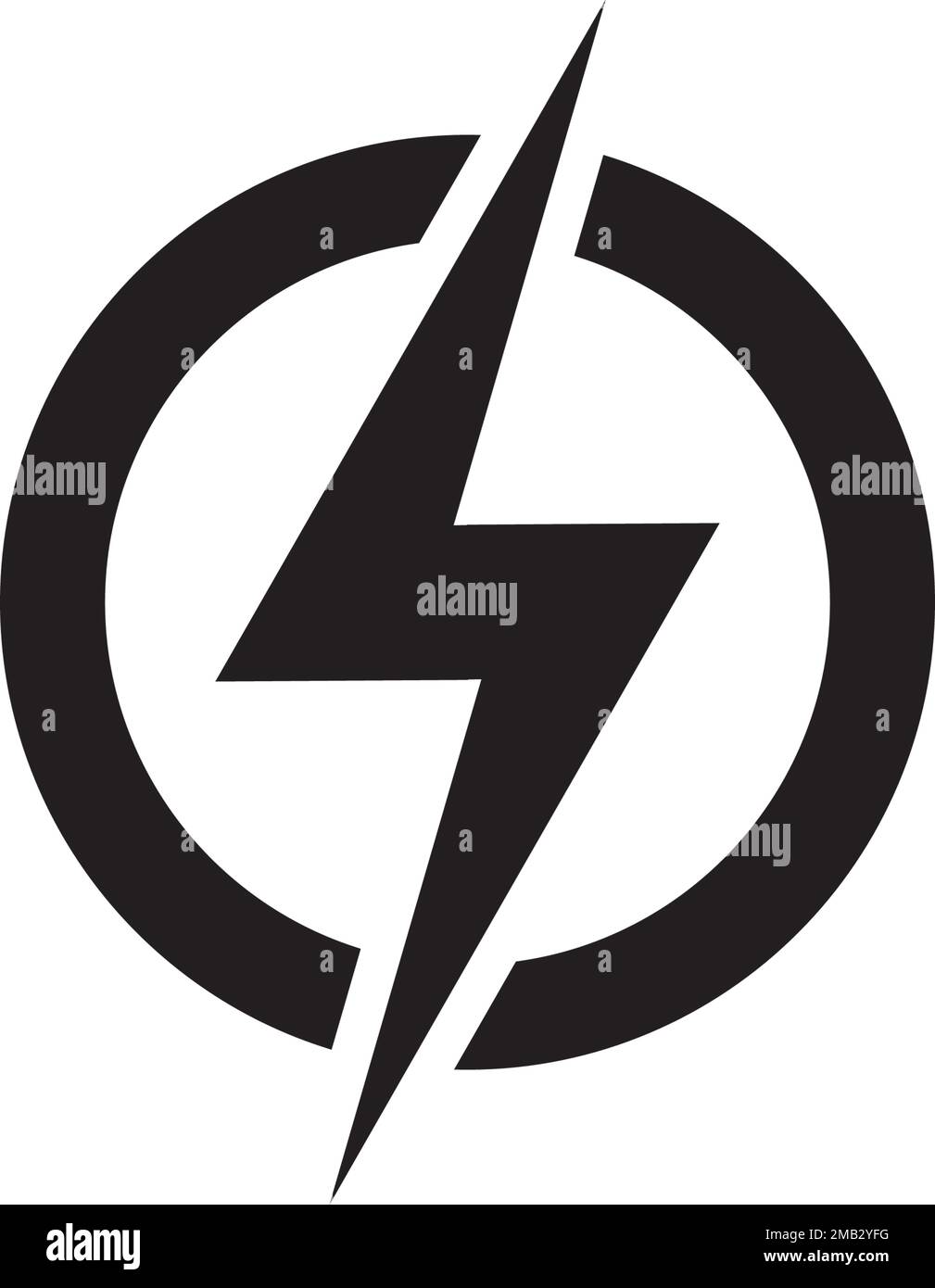 power lighting electric icon logo Stock Vector Image & Art - Alamy