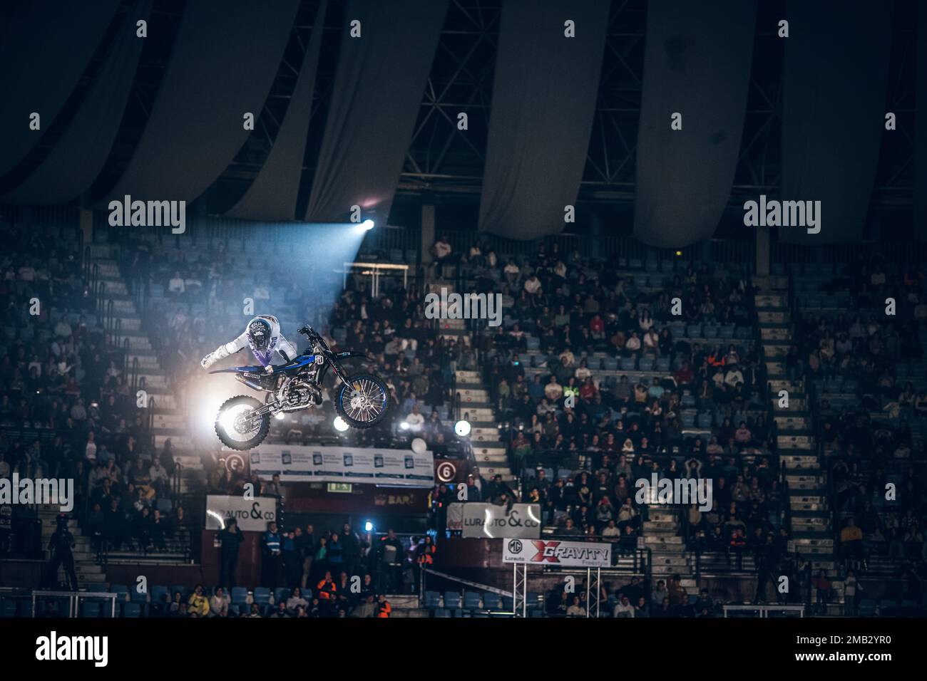 David Rinaldo participating in a Freestyle event in Spain Stock Photo ...