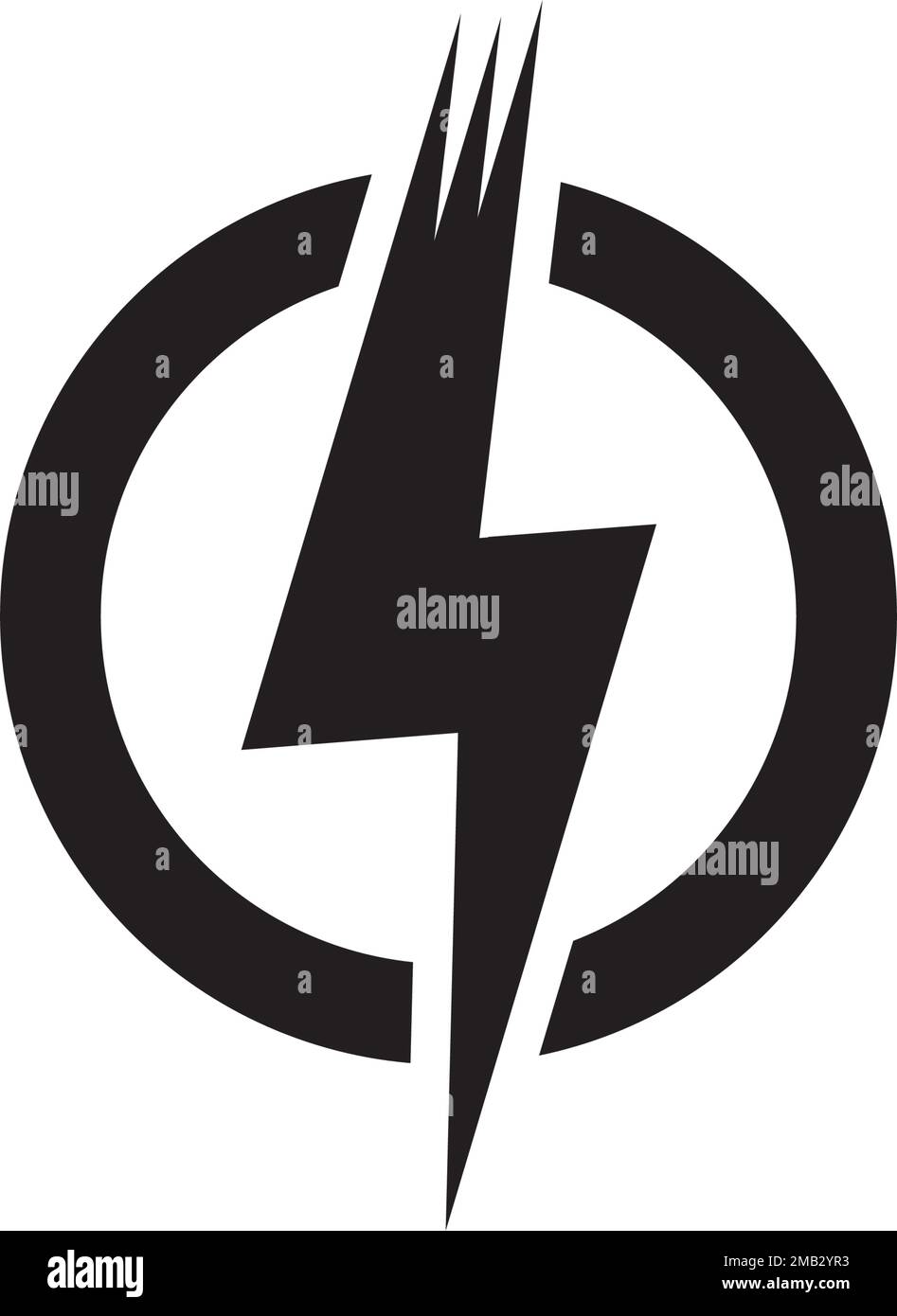 power lighting electric icon logo Stock Vector Image & Art - Alamy