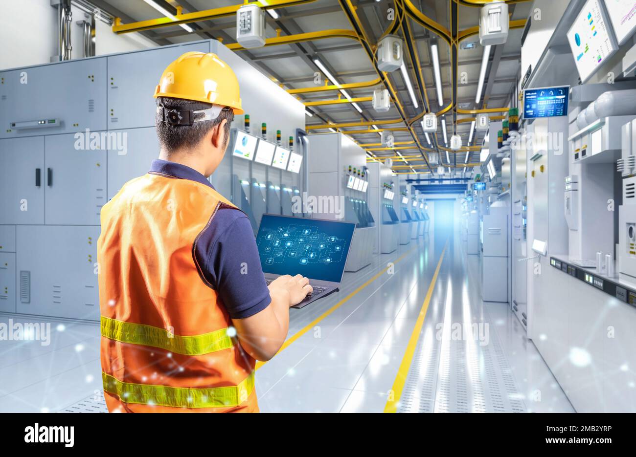 Semiconductor manufacturing with engineer control in factory Stock ...