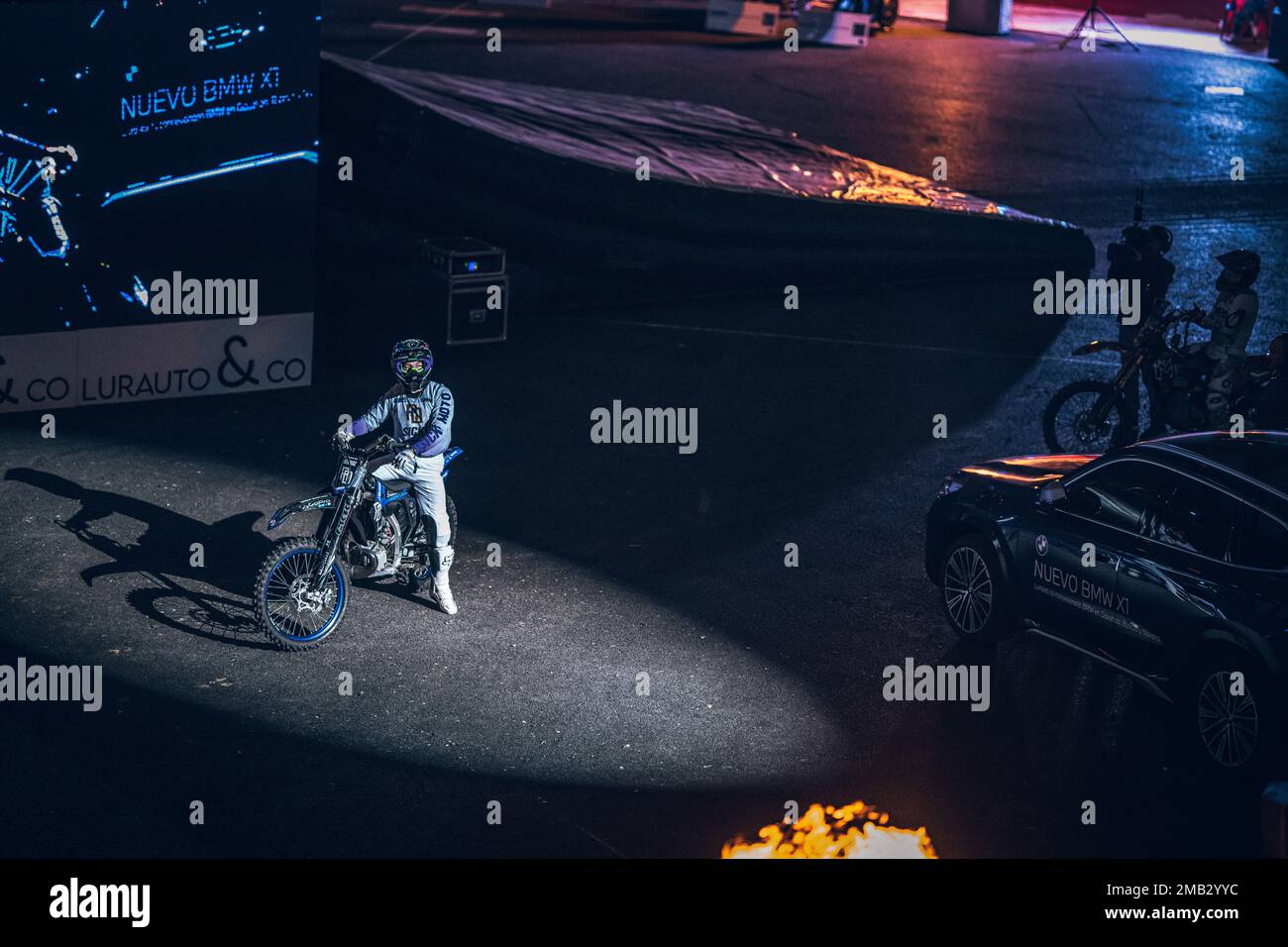 David Rinaldo participating in a Freestyle event in Spain Stock Photo ...