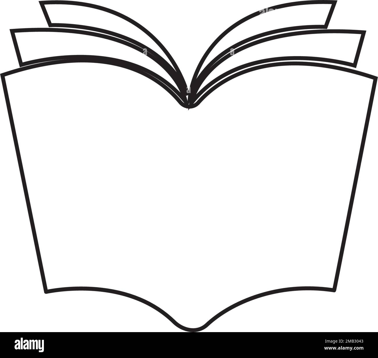 Book education Logo Template vector Illustration design Stock Vector ...