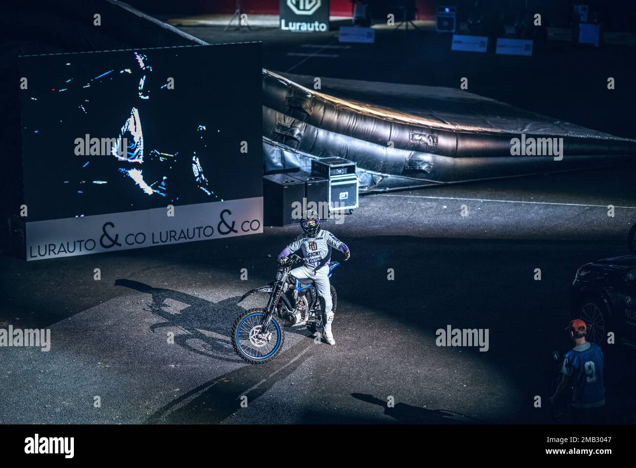 David Rinaldo participating in a Freestyle event in Spain Stock Photo ...