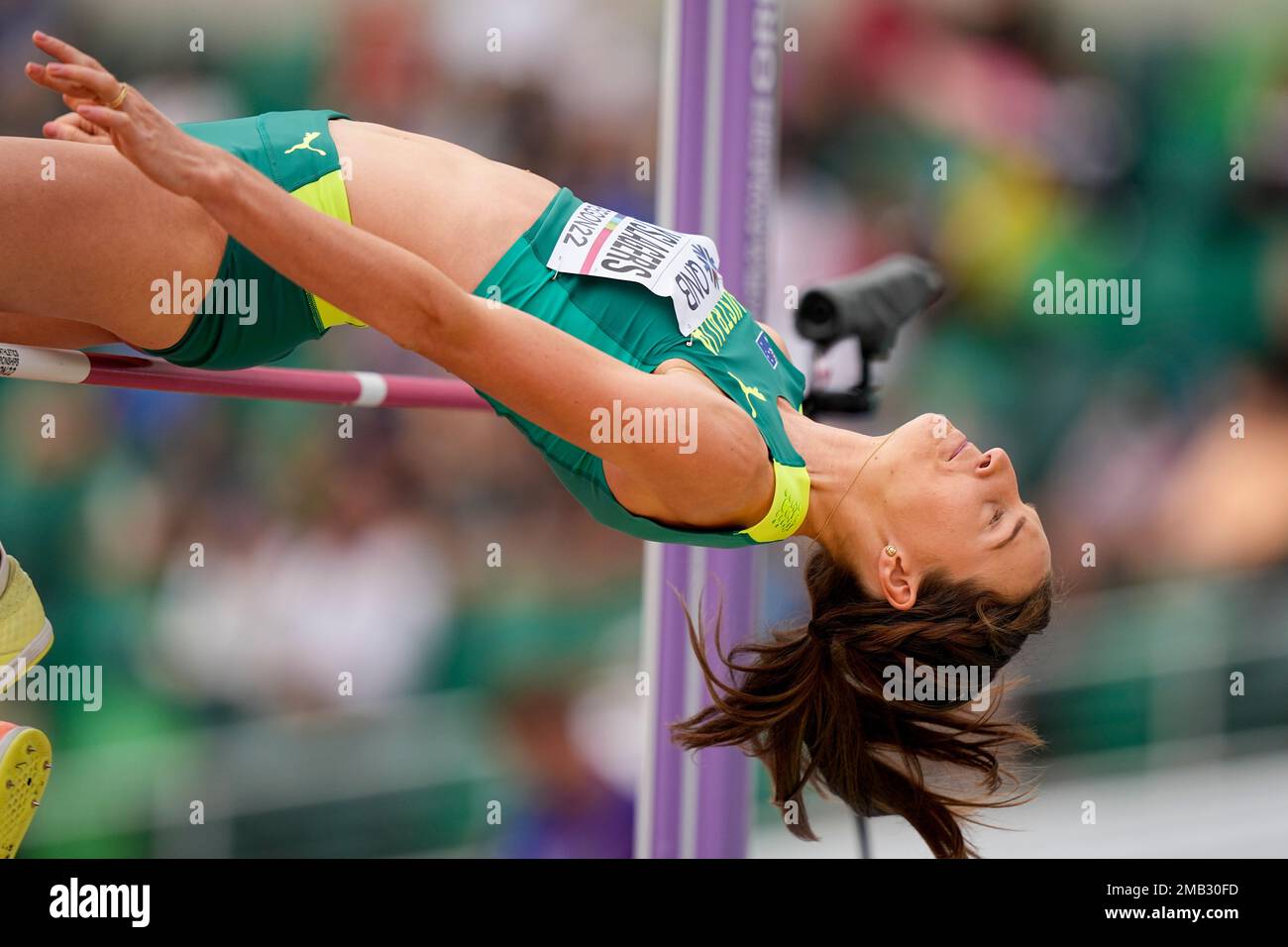 Nicola Olyslagers, of Australia, competes during qualifying for the ...