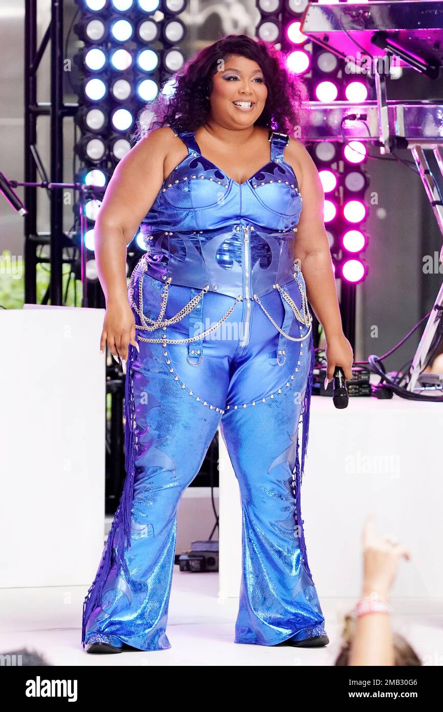 Lizzo performs on NBC's Today show at Rockefeller Plaza on Friday, July ...