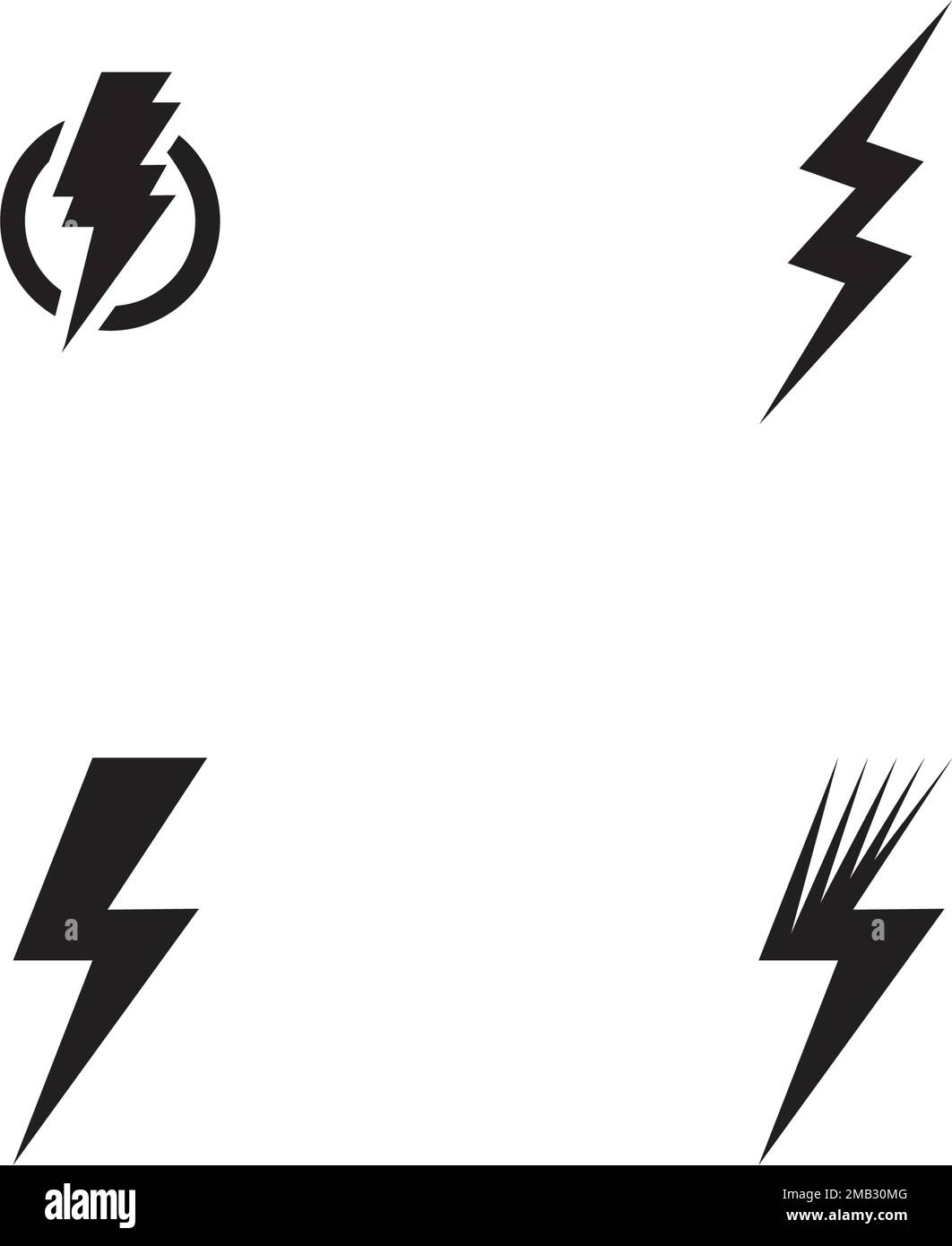 power lighting electric icon logo Stock Vector Image & Art - Alamy