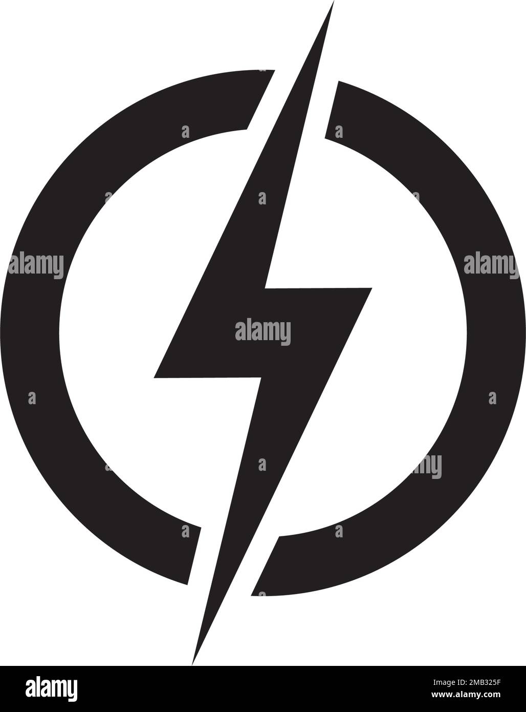 power lighting electric icon logo Stock Vector Image & Art - Alamy