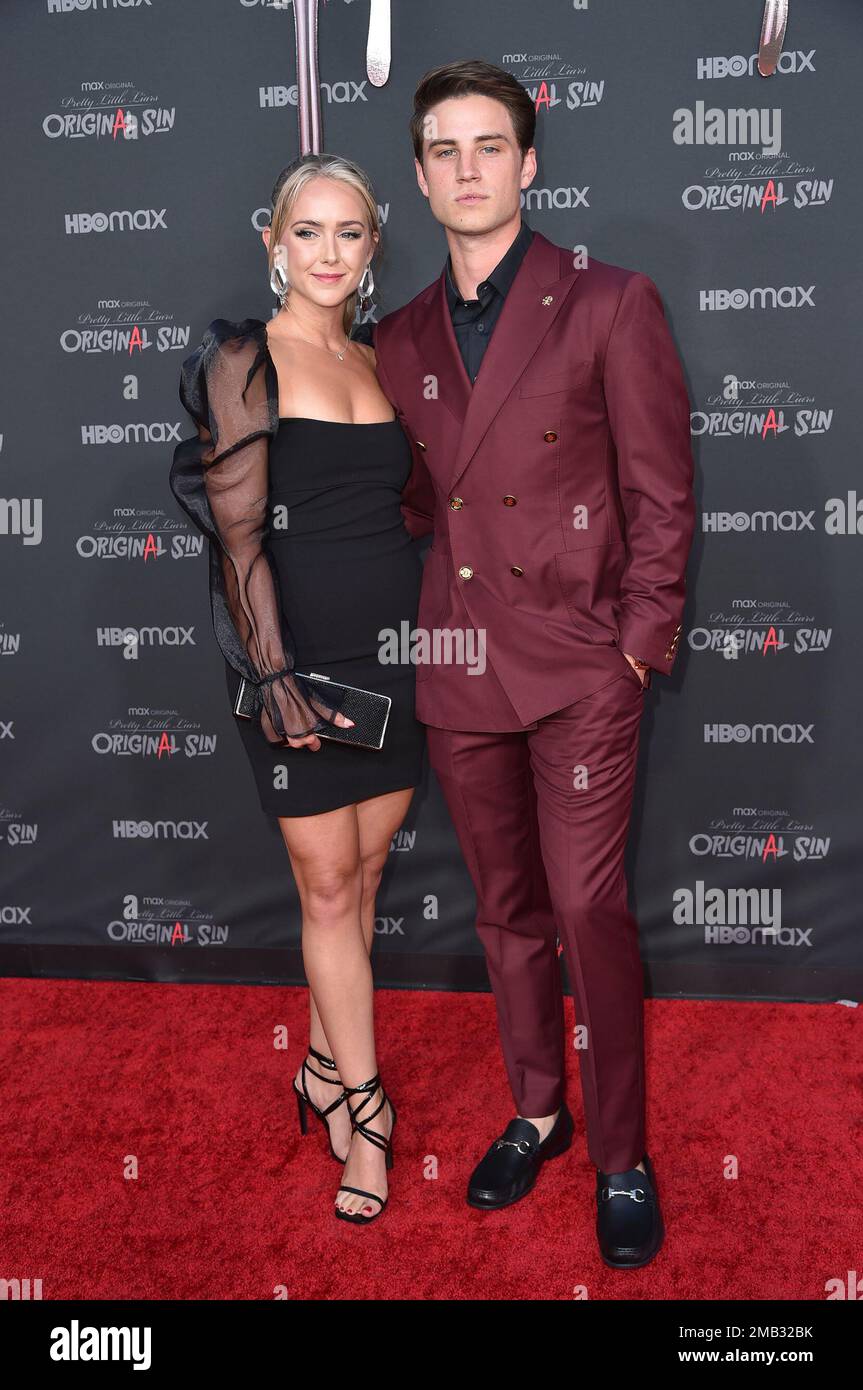 Maris Kenny and Carson Rowland arrives at a special screening of ...