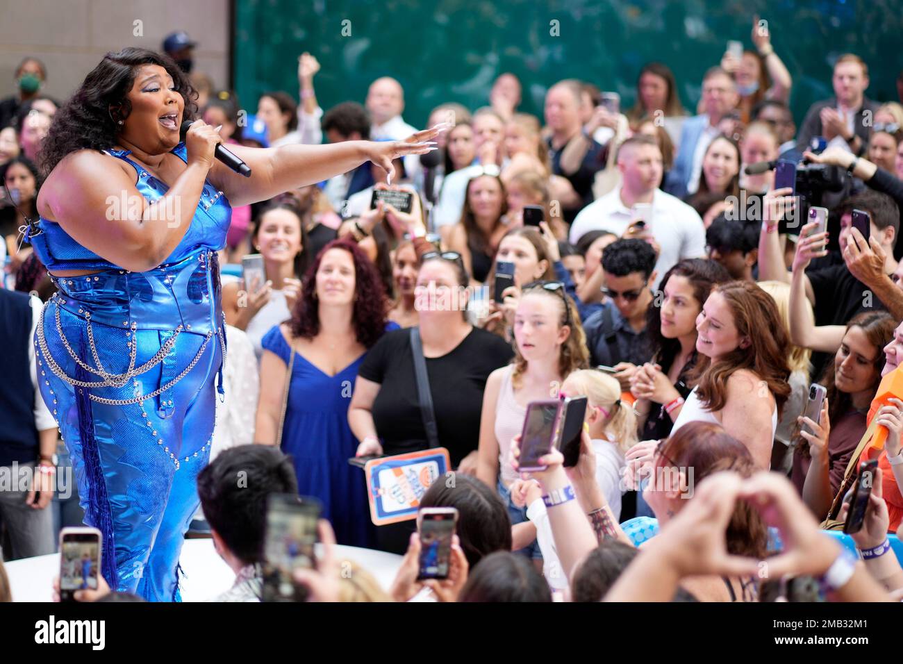 Lizzo performs on NBC's Today show at Rockefeller Plaza on Friday, July ...