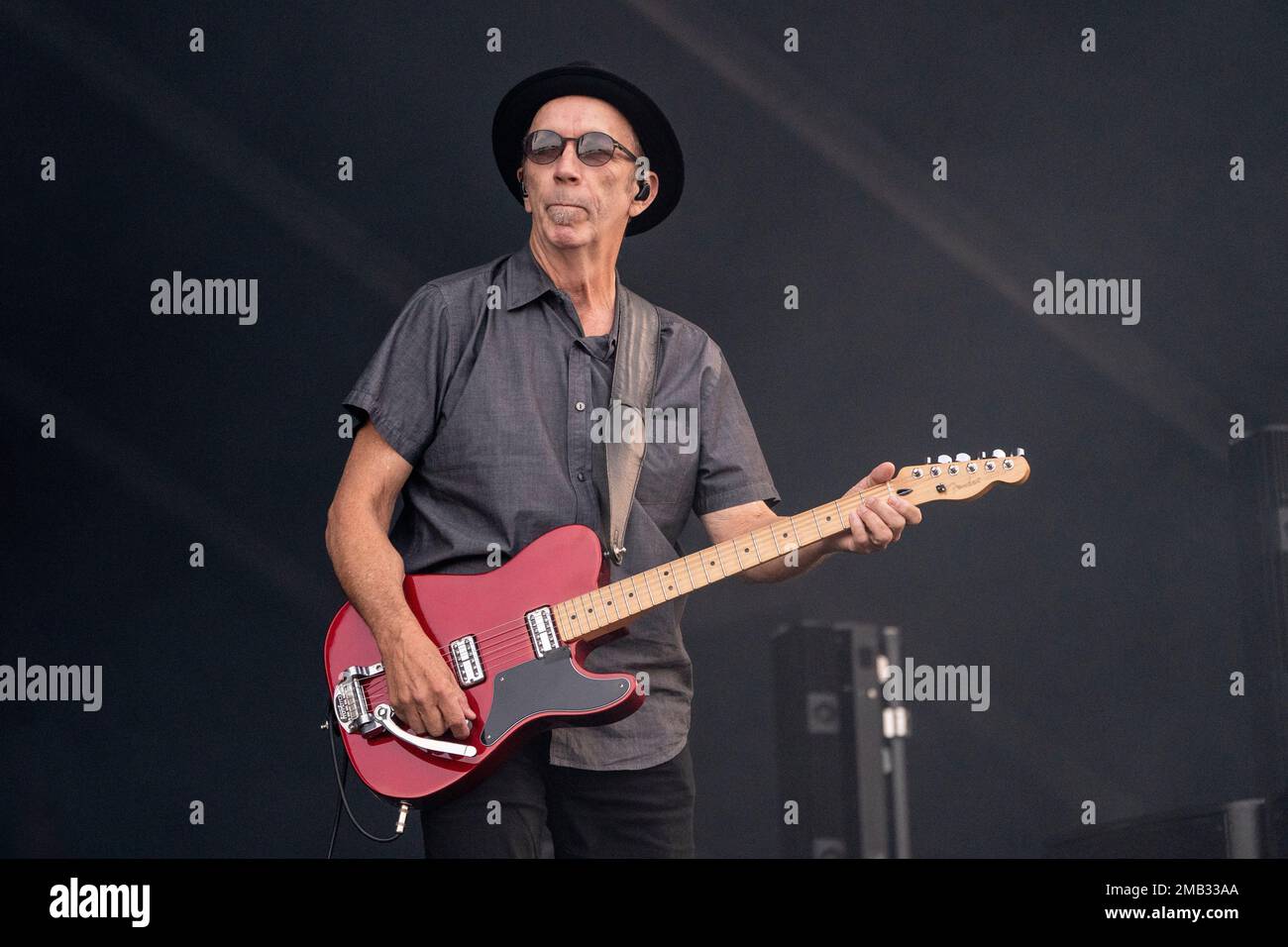 Duke Erikson of Garbage performs during the Festival d'été de Québec on ...