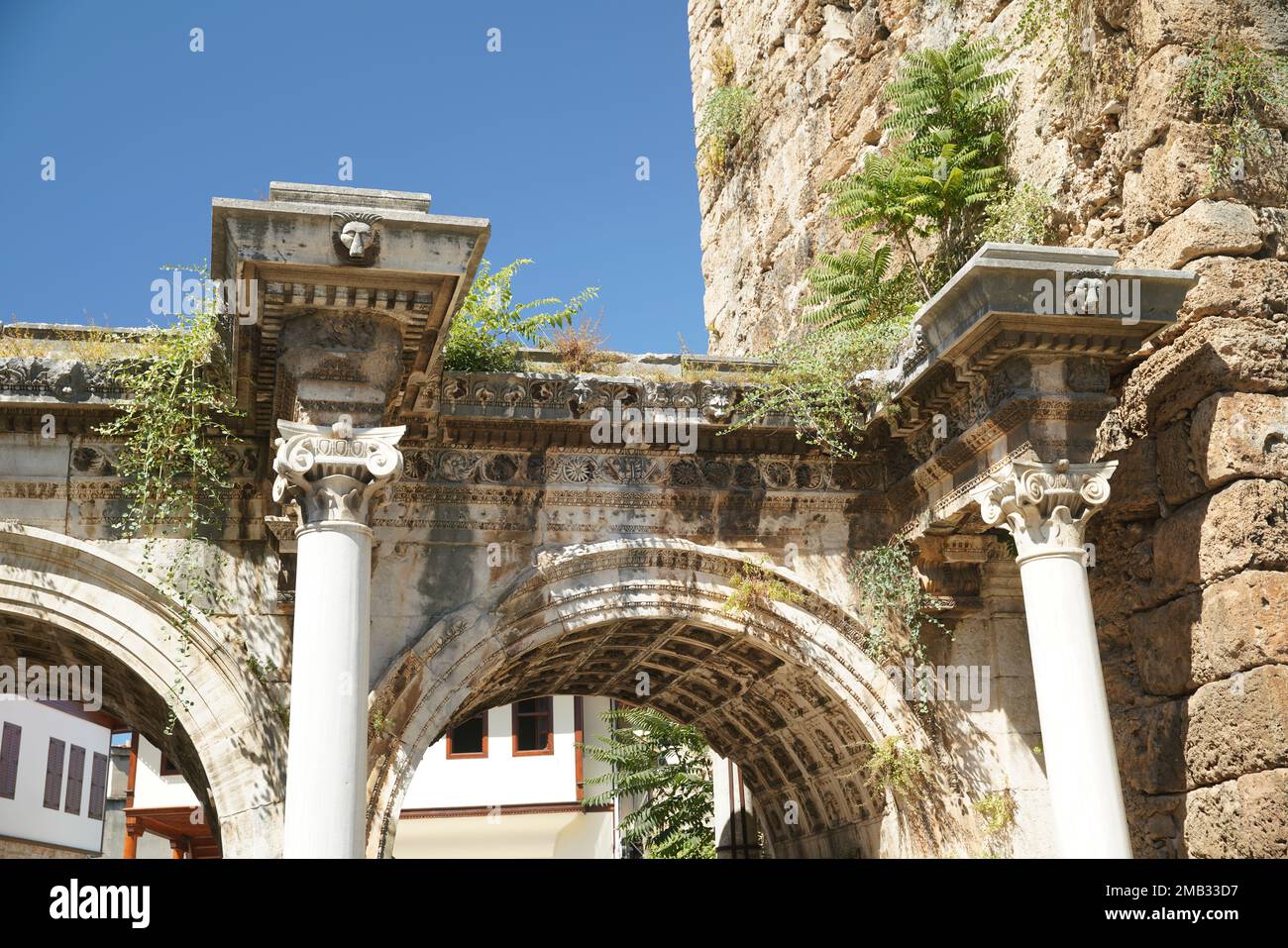 Hadrians Gate in Antalya City, Turkiye Stock Photo - Alamy